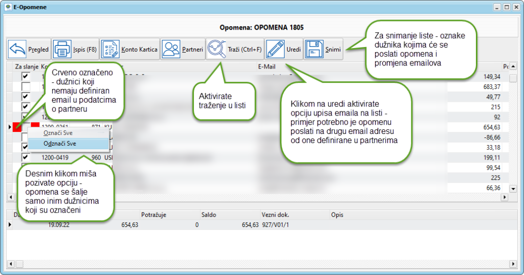 UREĐIVANJE LISTE - Micronic