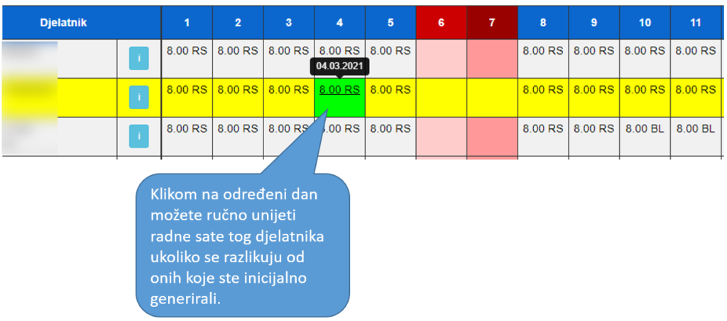 WEB evidencija radnih sati - Micronic